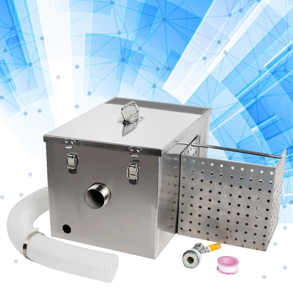 Stainless Steel Grease Trap Interceptor Set Removable Baffles For Easy ...