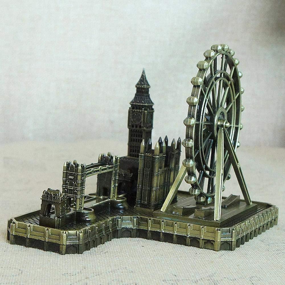 LONDON EYE BIG Ben Tower Bridge Metal Figurine Vintage Home Decor Gift ...
