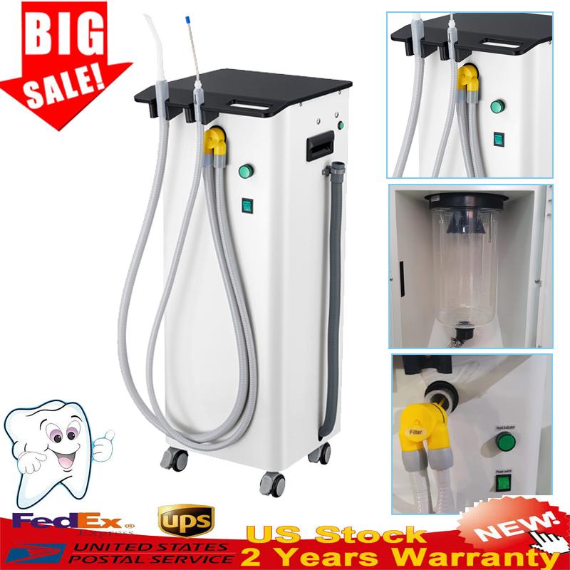370W TOP Portable Dental Vacuum Suction System Unit Aspirator Machine ...