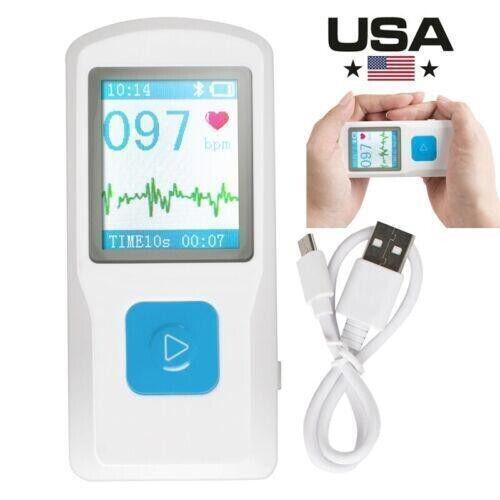 Portable Bluetooth ECG Machine Heartbeat Monitor USB Home Use PM10 Tech ...
